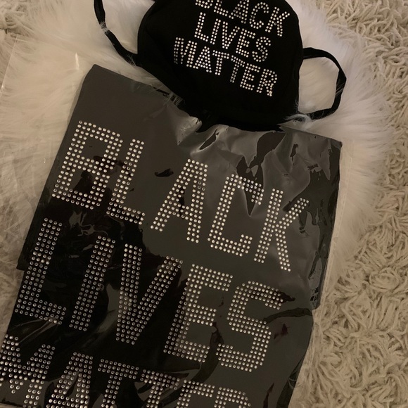 Tops | Blm Tshirt And Mask | Poshmark